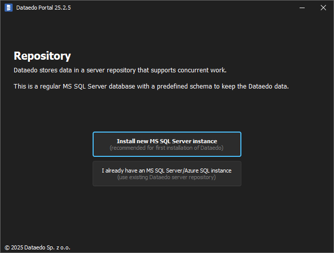 Dataedo Portal quick installation | Dataedo documentation
